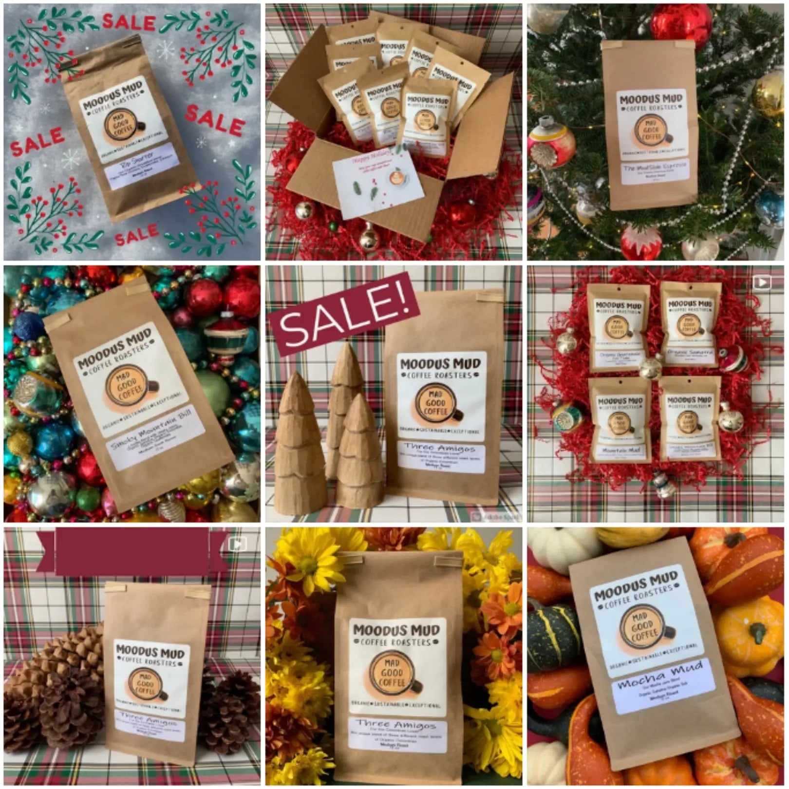 Moodus Mud Coffee Roasters x our 12 oz Kraft Block Bottom Pouches