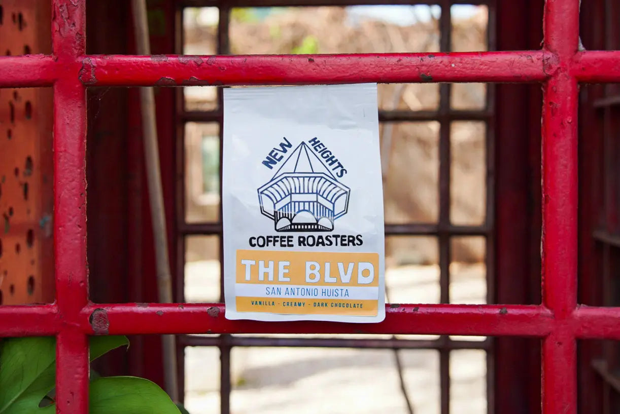 New Heights Coffee Roasters x 12 oz Block Bottom Pouch with Valve