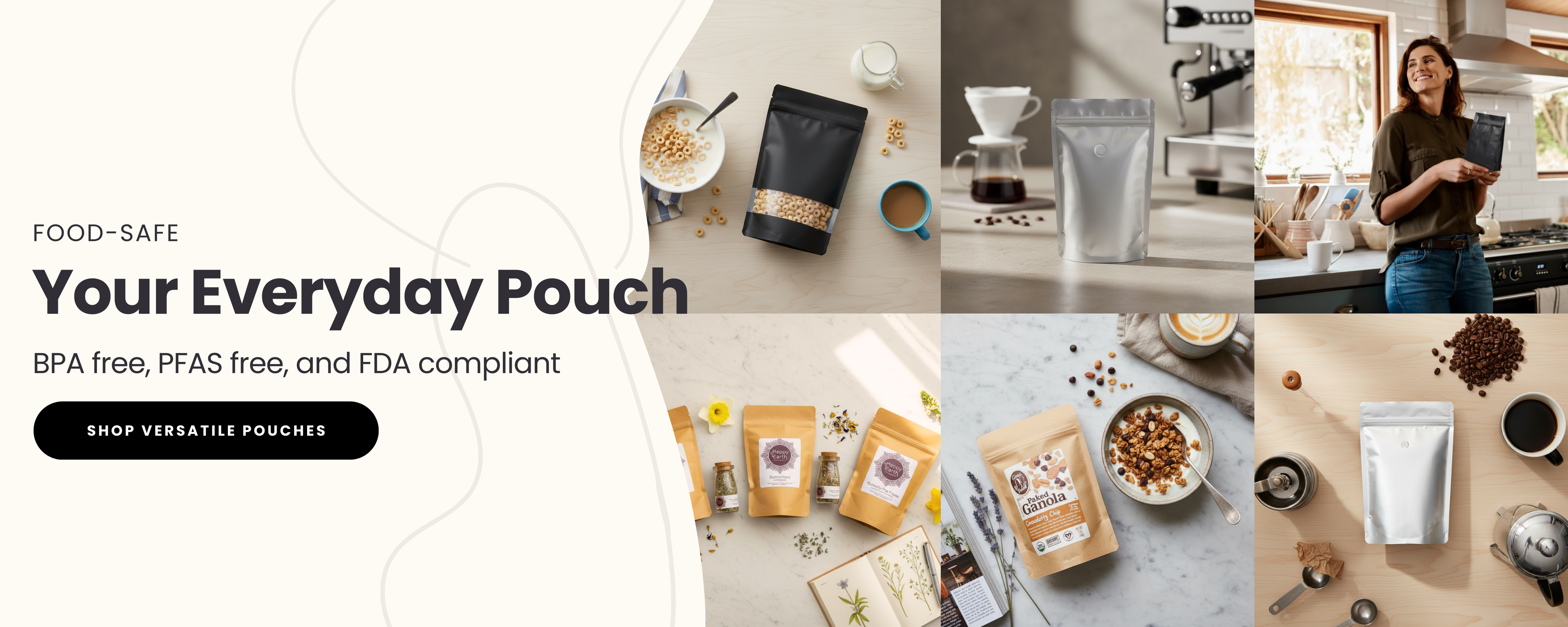 Custom Flexible Packaging | Stand Up & Sustainable Pouches