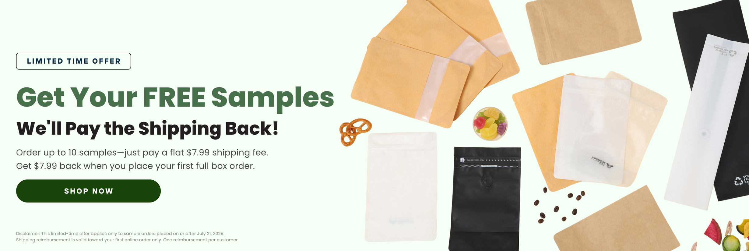 Custom Flexible Packaging | Stand Up & Sustainable Pouches